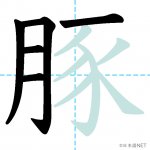 【JLPT N1漢字】「豚」の意味・読み方・書き順 - 日本語NET